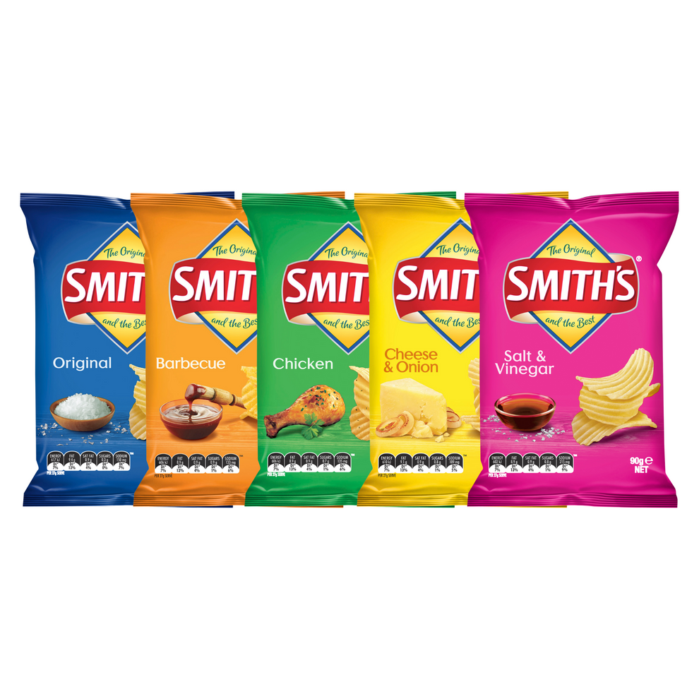 Smith’s Original Crinkle Cut Potato Chips 90g – Quick Drinks